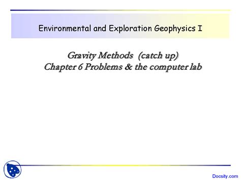 Problems Environment And Geology Lecture Slides Docsity