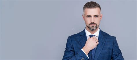 Successful Man In Businesslike Suit Manager Executive Outside The Office Male Formal Fashion