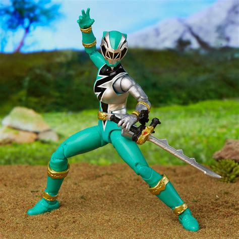 Power Rangers Lightning Collection Action Figure Dino Fury Green