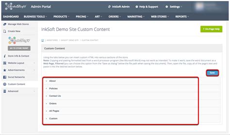 Ways To Customize Your InkSoft Site Ways To Customize Your InkSoft Site