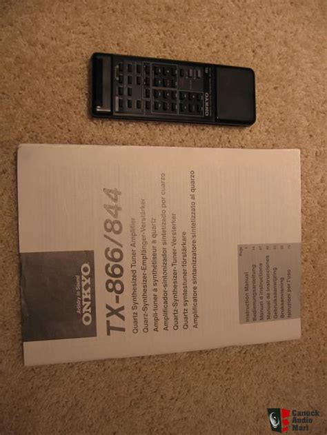 Onkyo Tx 844 Stereo Receiver Photo 217589 Canuck Audio Mart