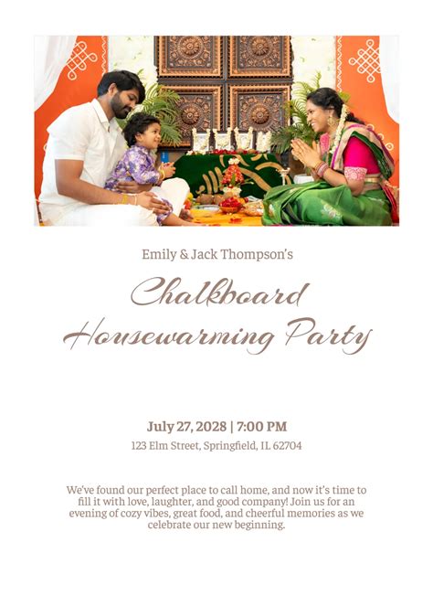 Free Creative Gruhapravesam Housewarming Invitation Template To Edit Online