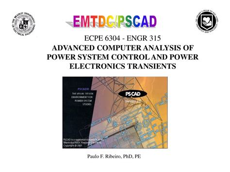 Ppt Emtdc Pscad Powerpoint Presentation Free Download Id 3520852
