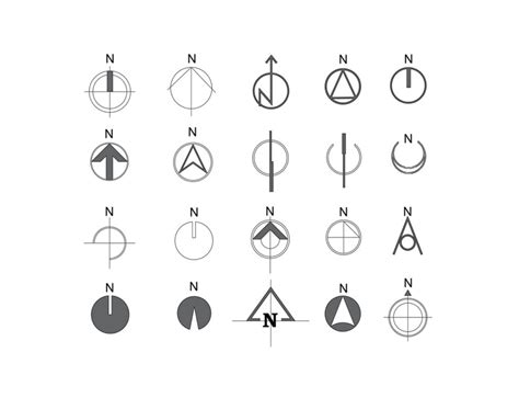 North Symbol Cad Block Download Free Dwg Layak Architect