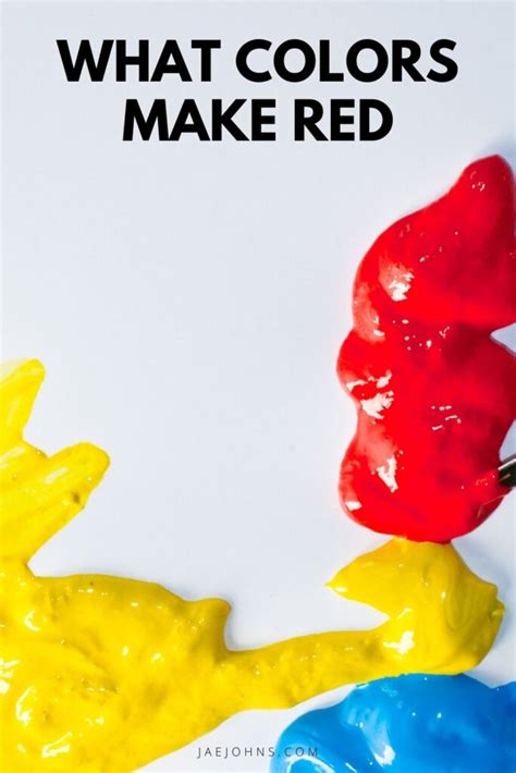 What Colors Make Red How To Mix Different Shades Of Red