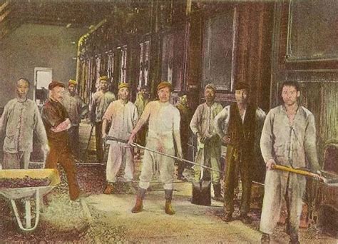 On The Rand—chinese Coolies At Work In The Boiler House Colored