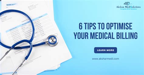 6 Tips To Optimise Your Medical Billing Akshar Medical Billing