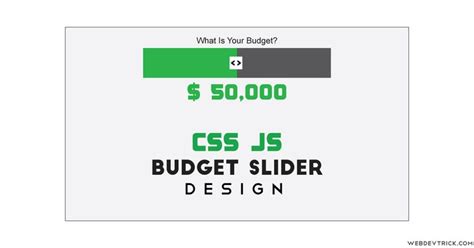 want to create a budget range slider check out this css budget slider