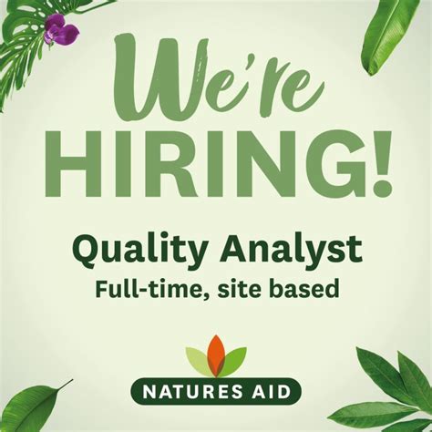 Natures Aid On Linkedin Are You Looking For Your Next Lab Based Role