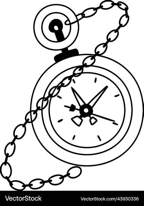 Hand Drawn Vintage Compass Royalty Free Vector Image