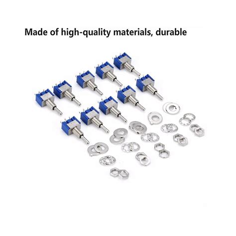 Toggle Switch 3pin Rocker Switches Self Reset Self Locking On Off Fruugo Uk