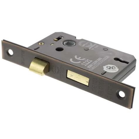 Atlantic 3 Lever Key Sashlock Ce 3 Inches Antique Copper Door