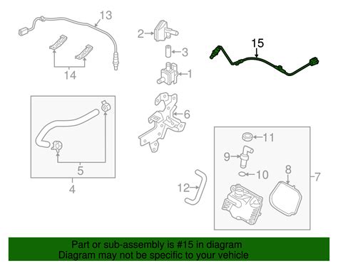 2014 2018 Mazda 3 Oxygen Sensor Pede 18 86z Oem Parts Online