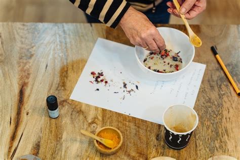 Premium Photo Natural Soap Workshop Detailed Steps In Creation Process