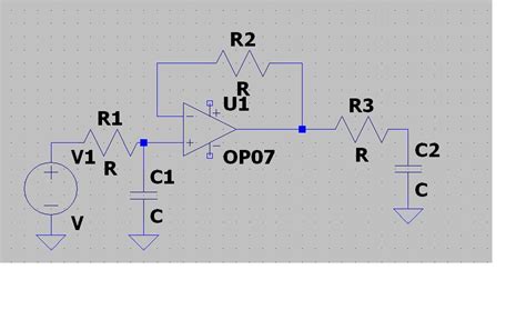 Design Of Second Order Low Pass Filter Using Passive Rc Components And