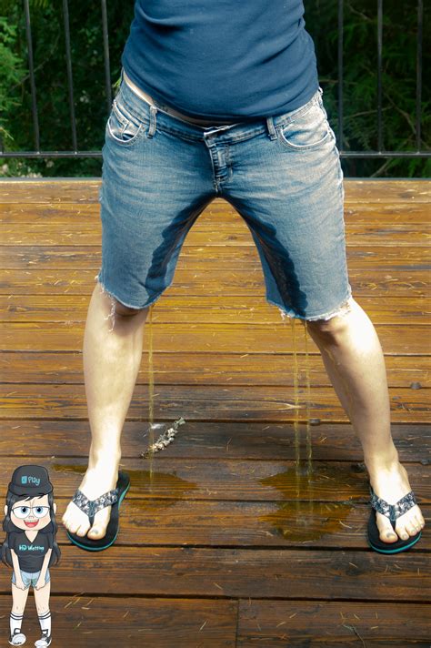 Photos A Flood In Her Cutoff Jeans Omorashi General Omorashi