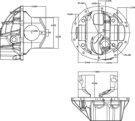 Ford 9 Hd Aluminum Center Section With Hd Spool Pro Gear And Yoke
