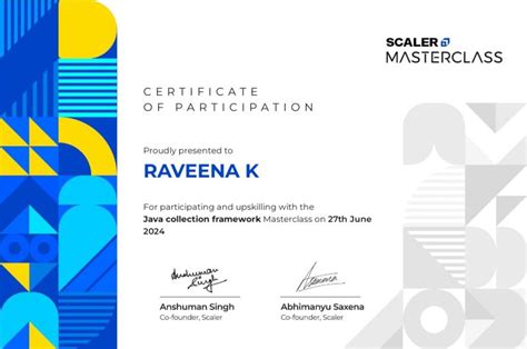 Completed Java Masterclass With Great Results Raveena K Posted On