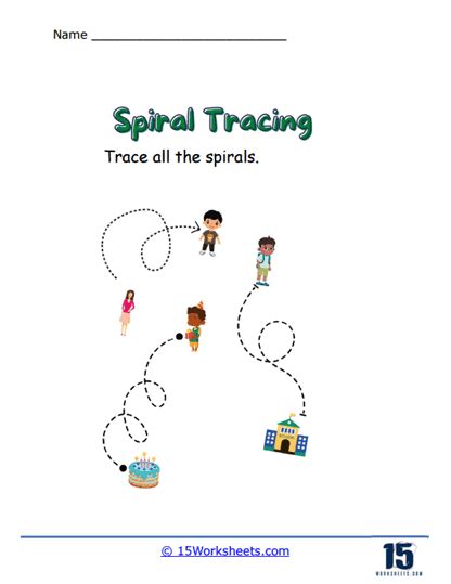 Drawing Spirals Worksheets 15