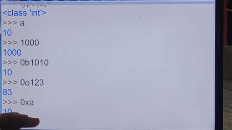 Practical Knowledge For Int Data Type In Python Part 103 Youtube