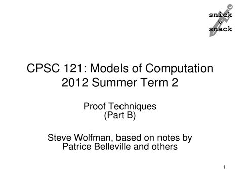Cpsc Models Of Computation Summer Term Ppt Download