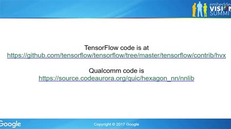 Implementing The TensorFlow Deep Learning Framework On Qualcomms Low