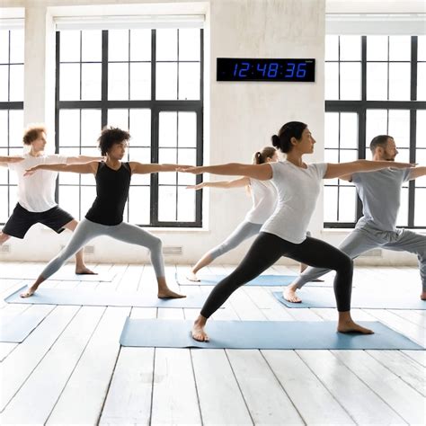 Ivation Large Digital Clock 36 Led Wall Clock With Stopwatch