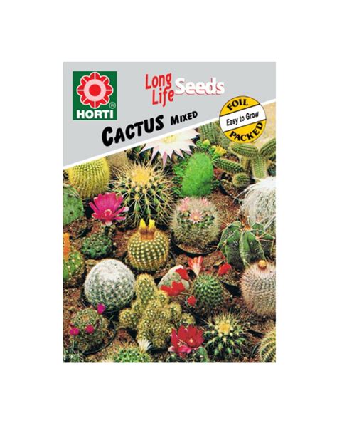 Cactus Mixed Seeds By Horti