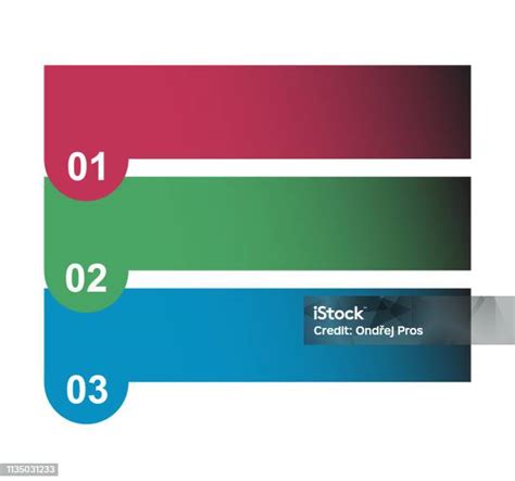다채로운 3 단계 인포 그래픽 다이어그램 벡터 일러스트 레이 션에 흰색 배경 0명에 대한 스톡 벡터 아트 및 기타 이미지 0명 다이어그램 데이터 Istock