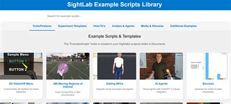 example scripts worldviz vr