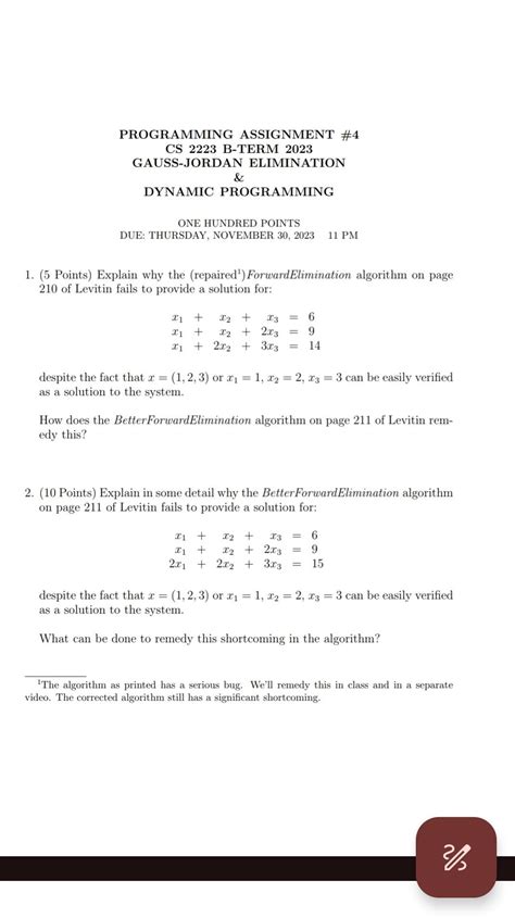 solved programming assignment 4 cs 2223 b term 2023
