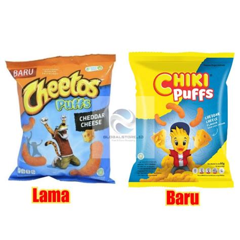 Jual Chiki Puffs Cheddar Snack 60gr Shopee Indonesia
