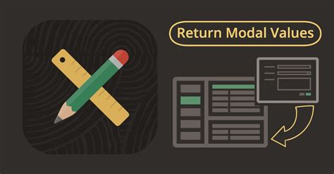 Oracle Apex Returning Values From Modals