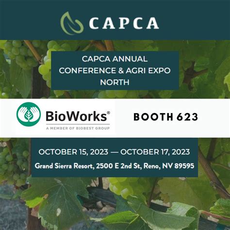 Bioworks On Linkedin Capca2023 Bioworks Specialtyag Ipm