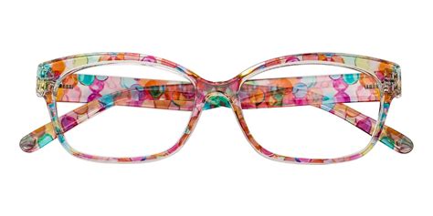 Rainbow Cat Eye Multicolorbubble Eyeglasses Fashion Eye Glasses Funky
