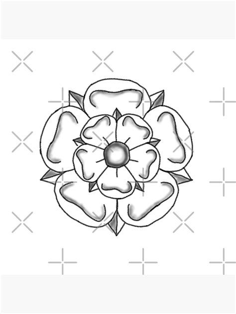 Yorkshire White Rose Tattoos