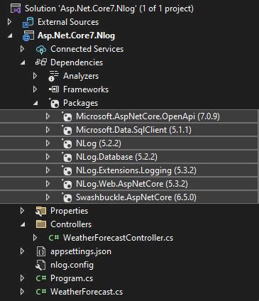 Asp Net Core NLOG Database Target Can T Connect Stack Overflow