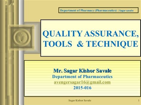 qa tools and techniques