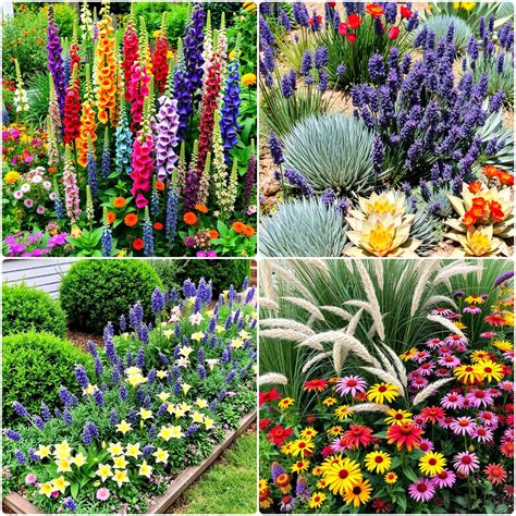 20 Perennial Flower Bed Ideas For Year Round Color