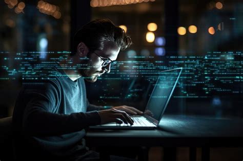 Premium Photo The Programmers Den Nightly Code Adventure