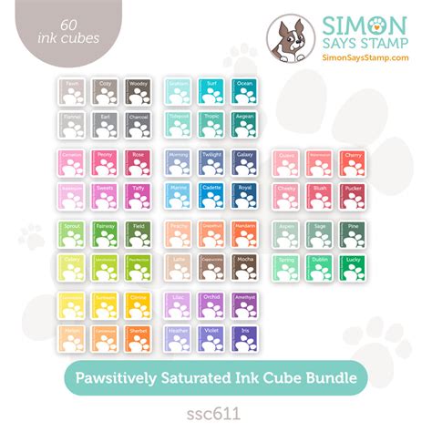 Simon Says Stamp Pawsitively Saturated Ink Cubes Bundle