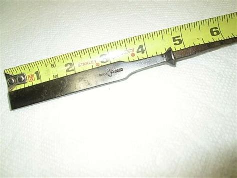 12 Buck Brothers Tang Chisel Antique Price Guide Details Page