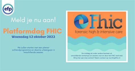 Werk Jij Met Fhic Meld Je Dan Nu Aan Voor De Inspirerende Platformdag