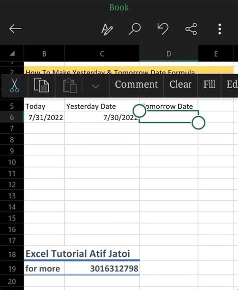 Excel Tutoring Formula Youtube