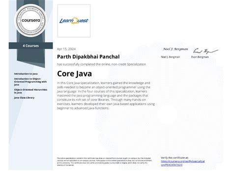 Parth Panchal On Linkedin Im Happy To Share That Ive Obtained A New