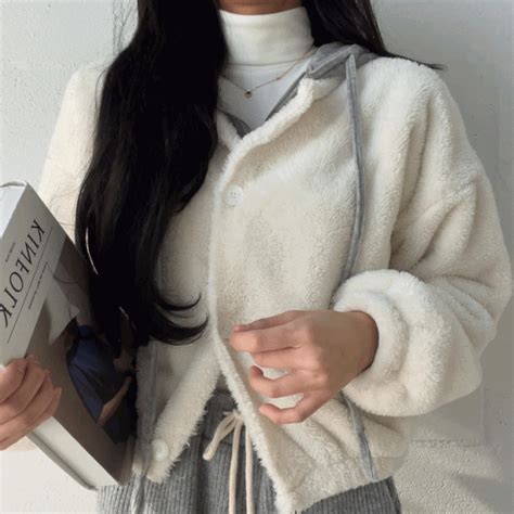 [따듯해용 교복에도찰떡~ ] 포그니 퍼 밴딩 후리스 벌룬 집업 3color 에이블리