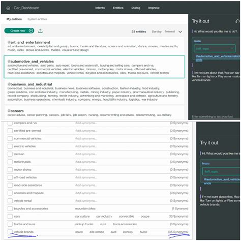 How To Get Synonym Value From Entities Ibm Watson Conversation Stack