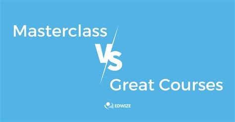 Masterclass Vs Great Courses Detailed Comparison 2025