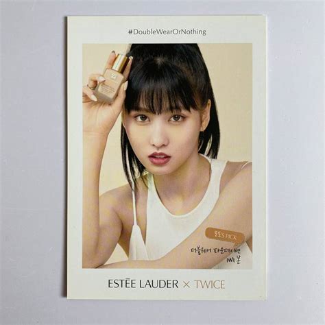 Twice Estee Lauder Collaboration Event Postcard