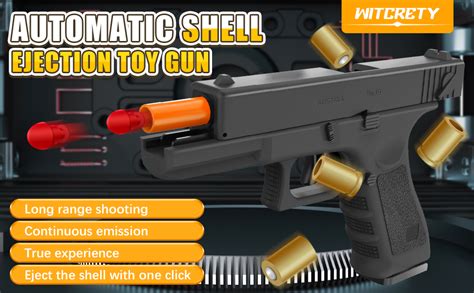 Soft Bullet Toy Gun With Shell Ejectinggun Fidget Toy With